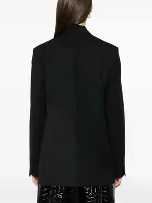 TOTEME Raw-lapel Blazer - Black