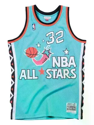 Mitchell & Ness Shaquille O'neal Nba All-star 1996 Swingman Vest By - Blue