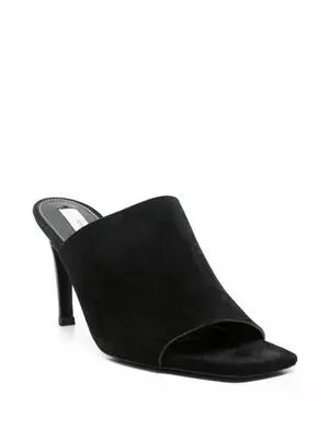 TOTEME 90mm Velour Mules