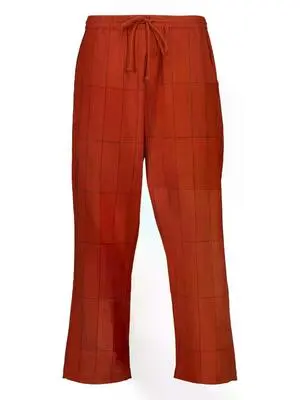 BAZISZT Cotton Straight Leg Trousers