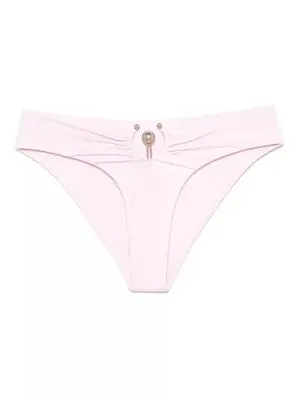 Christopher Esber Ruched Orbit Bikini Bottom - Pink