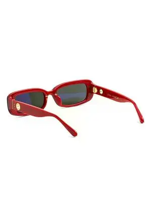 Linda Farrow Rectangle-frame Sunglasses