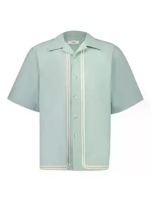 Commas Braided Camp-collar Shirt