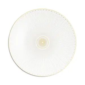 Christofle Malmaison Imperiale Dessert/salad Plate White And Gold