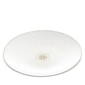 Christofle Malmaison Imperiale Dessert/salad Plate - White And Platinum