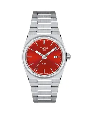 TISSOT PRX 35mm Watch Red/silver