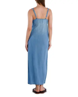 BILLY T Midi Slip Dress - Denim