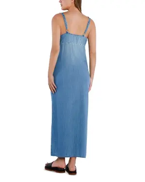 BILLY T Midi Slip Dress - Denim