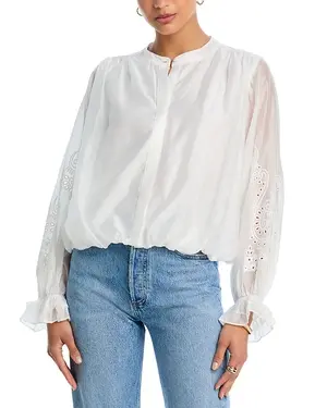 Eyelet Blouse Blouses