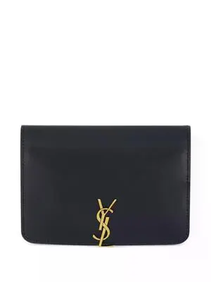 Saint Laurent Voltaire Leather Passport Holder
