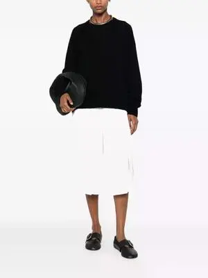 Soft Goat Cashmere Jumper - Black