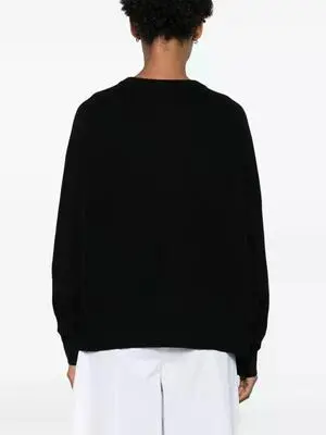 Soft Goat Cashmere Jumper - Black