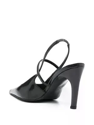TOTEME 90mm Naplack Pumps - Black