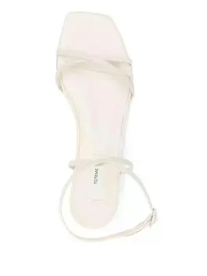 TOTEME 50mm Leather Sandals - Neutrals