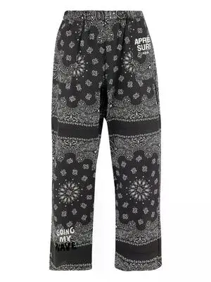 APRES SURF Bandana-print Trousers