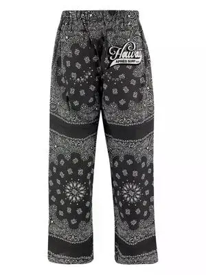 APRES SURF Bandana-print Trousers