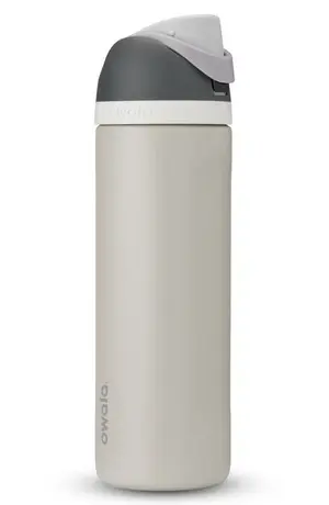 OWALA 24oz. Freesip Stainless Steel Water Bottle Grey