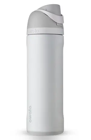 OWALA 24oz. Freesip Stainless Steel Water Bottle - Shy Marshmallow