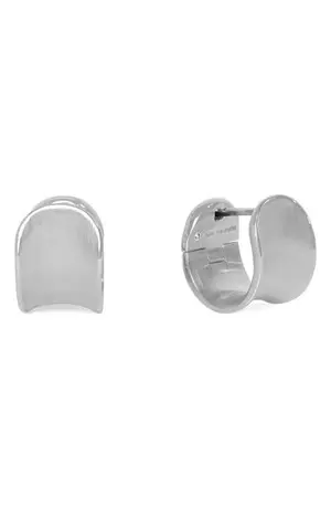 DEAN DAVIDSON Mini Sol Huggie Hoop Earrings - Silver