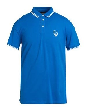 Emporio Armani Polo Shirt Size Cotton, Elastane - Blue