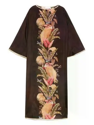 Zimmermann Ascension Midi Dress - Brown