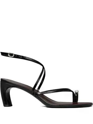 Tory Burch Pierced Strappy Open-toe Heels