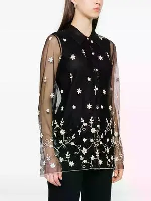 TOTEME Floral Embroidered Shirt
