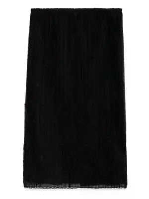 TOTEME Floral-embroidered Tulle Skirt