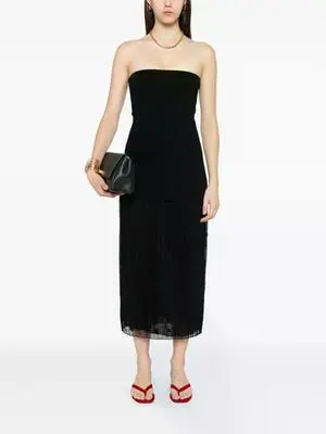 TOTEME Floral-embroidered Tulle Skirt