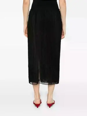 TOTEME Floral-embroidered Tulle Skirt