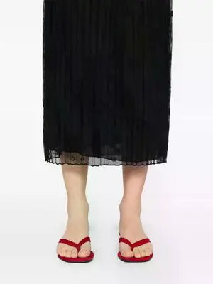 TOTEME Floral-embroidered Tulle Skirt