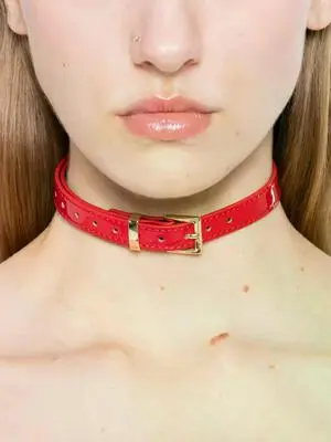 MAISON CLOSE La Liaison Choker - Red