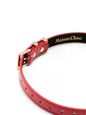 MAISON CLOSE La Liaison Choker - Red