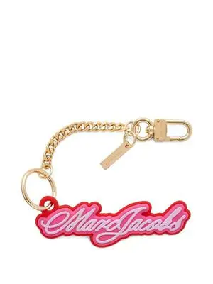 Marc Jacobs The Cursive Logo Bag Charm - Pink