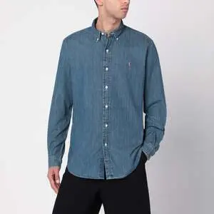 Ralph Lauren Denim Shirt Custom Fit - Blue