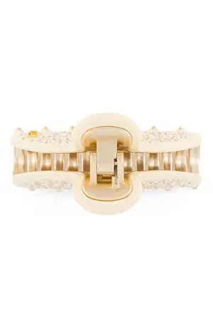 Alexandre De Paris Vendome Hair Clip - Peach