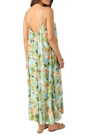 O'Neill Gabriela Beach Print Maxi Sundress