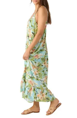 O'Neill Gabriela Beach Print Maxi Sundress