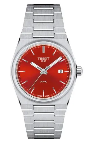 TISSOT Prx Bracelet Watch - Red