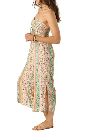 O'Neill Keiko Cora Floral Cutout Wide Leg Jumpsuit