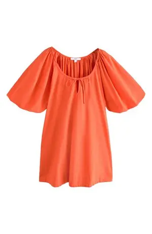 NEXT Puff Sleeve Mini Dress
