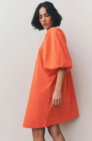 NEXT Puff Sleeve Mini Dress