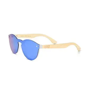 EARTH WOOD Polarized Sunglasses - Bamboo/green