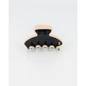 Alexandre De Paris Tenderly Acetate Hair Clip - Black