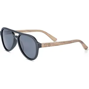 EARTH WOOD Mazatlan Polarized Sunglasses - Walnut/grey
