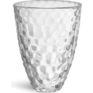 ORREFORS Raspberry Crystal Vase - Clear
