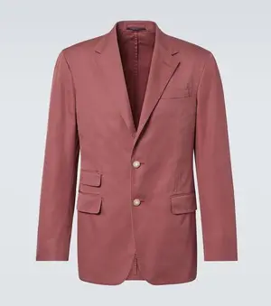 Dunhill Cavendish Cotton Blazer - Red