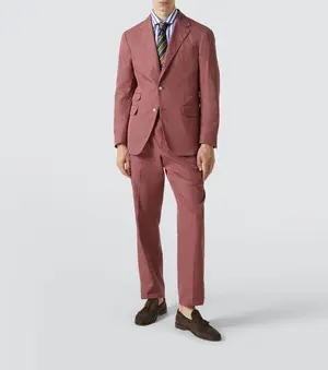 Dunhill Cavendish Cotton Blazer - Red
