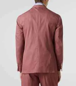Dunhill Cavendish Cotton Blazer - Red