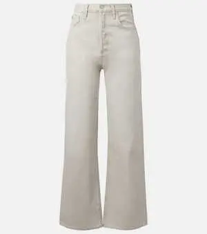 AGOLDE Ren High-rise Wide-leg Jeans - Grey